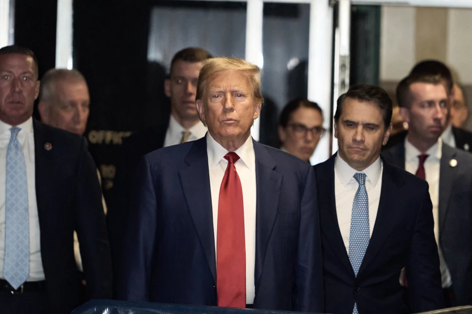 Trump 'hush money' trial set for April 15, bond amount slashed