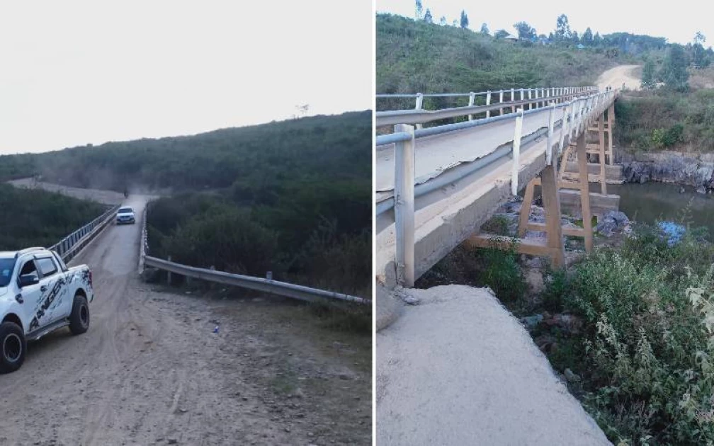 Migori residents worried over 'wooden' colonial bridge used by vehicles