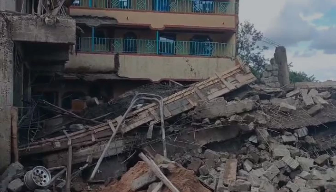 Building under construction collapses in Kirinyaga, two injured Building under construction collapses in Kirinyaga, two injured