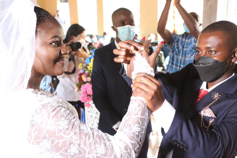 Two ex-convicts tie the knot at an inmates' graduation ceremony in Nyeri Two ex-convicts tie the knot at an inmates' graduation ceremony in Nyeri