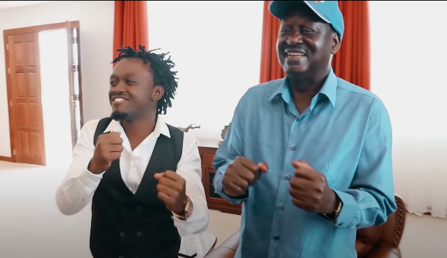 Bahati drops ‘Fire’ music video featuring Raila Odinga