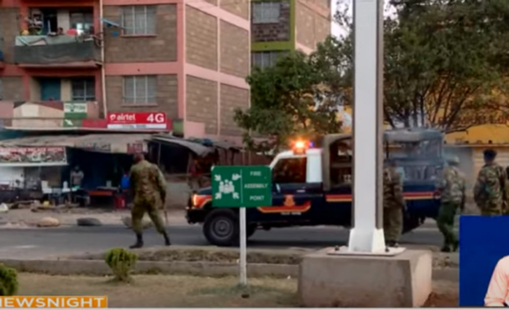 Mlango Kubwa residents protest after man killed by stray bullet fired ...